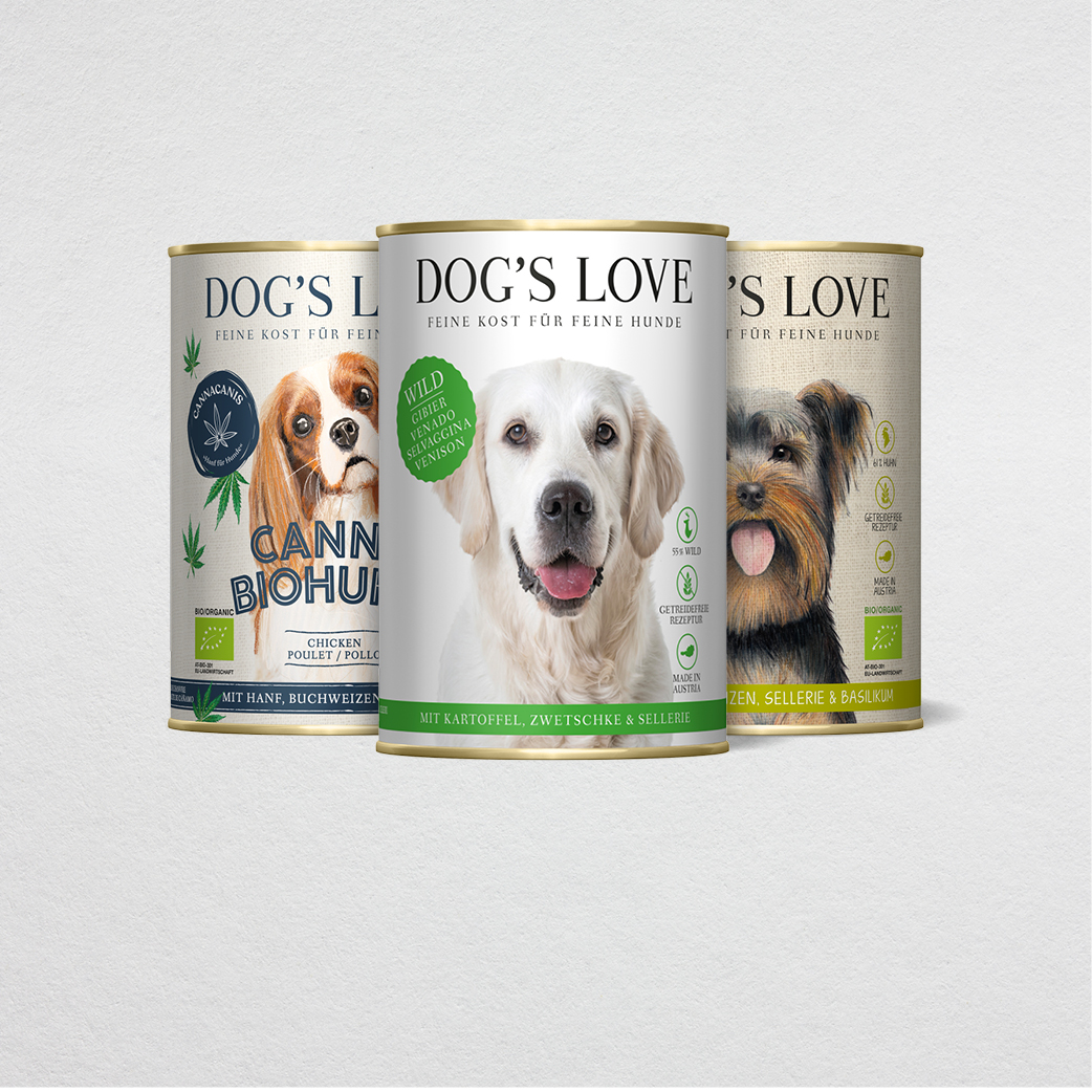 Hundefutter | DOG'S LOVE | Nassfutter & Trockenfutter