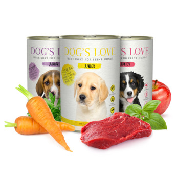 Premium Hundefutter | DOG'S LOVE.com - Feine Kost für feine Hunde